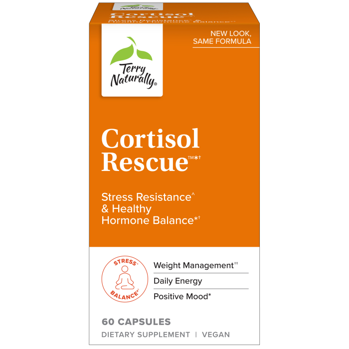 Terry Naturally Cortisol Rescue, 60 caps | Vitamin Experts