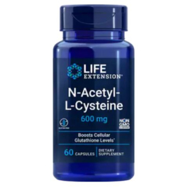 Life Extension N-Acetyl-L-Cysteine, 60 Capsules | Vitamin Experts