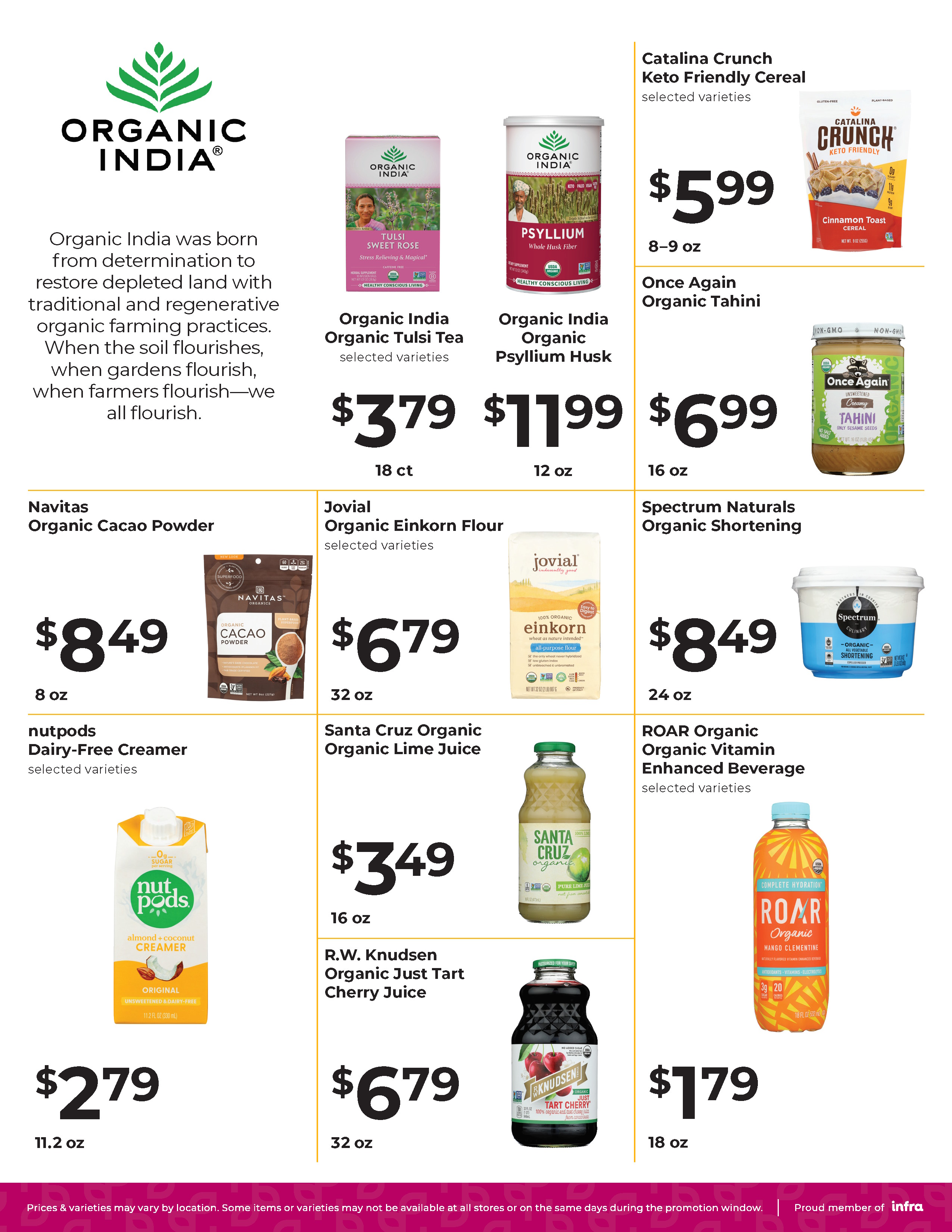 Fruitful Yield In-Store Sales Flyer | Vitamin Experts